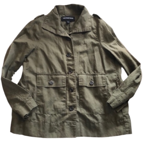 Who What Wear | Jackets & Coats | Beautiful Peplum Linen Utility Jacket ...